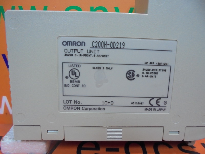 OMRON OUTPUT UNIT C200H-OD219 - 裕益科技自動化設備可程式編碼器PLC分散式控制系統DCS